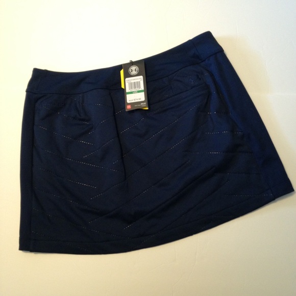 Under Armour | Skirts | Nwt Ua Under Armour Coldgear Reactor Skirt Navy ...